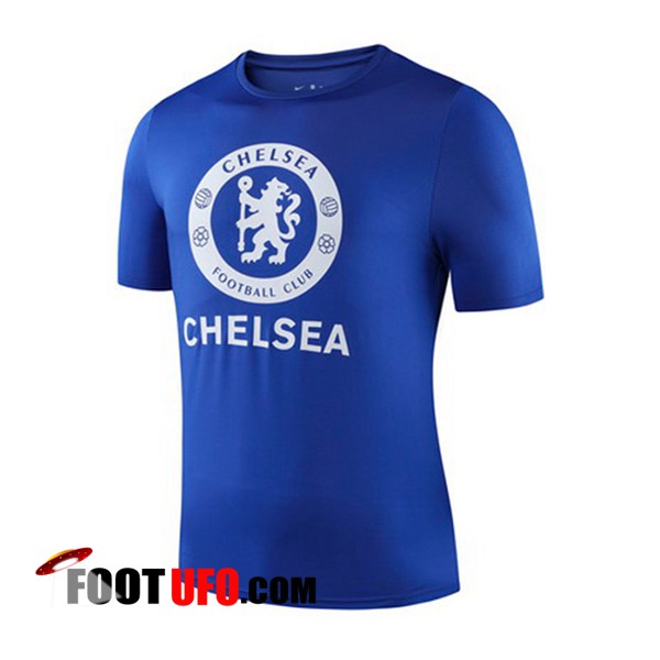 Nouveau Training T-Shirts FC Chelsea Bleu 2019/20 | Vente Fiable