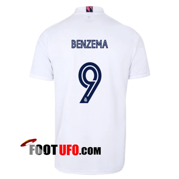 Maillot Real Madrid (BENZEMA 9) Domicile 2020/2021 Promo