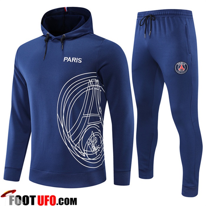 The Official Ensemble Veste A Capuche Survetement Foot PSG Bleu 2022/2023