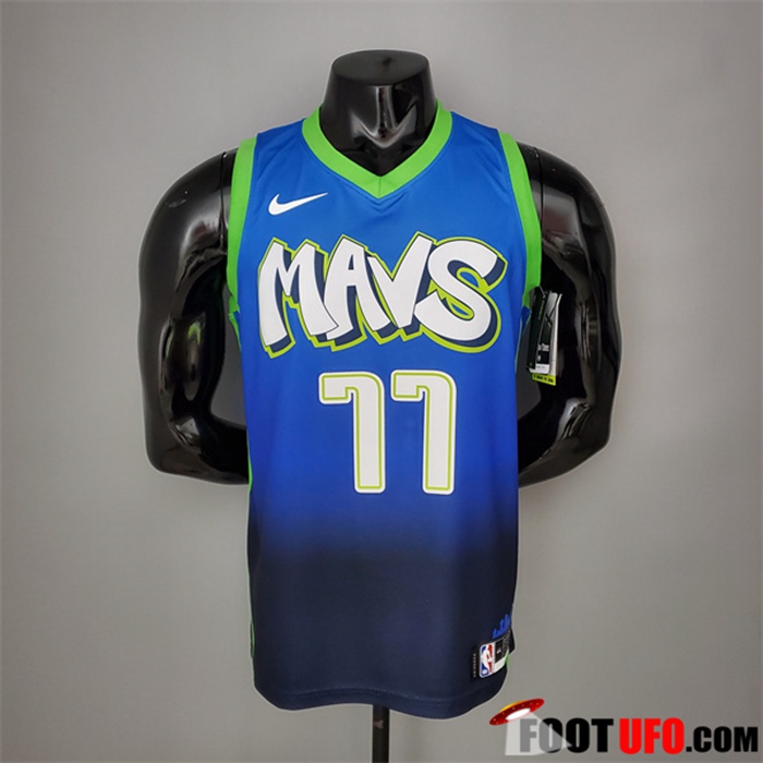 Official Maillot Dallas Mavericks (Doncic #77) Bleu Idol