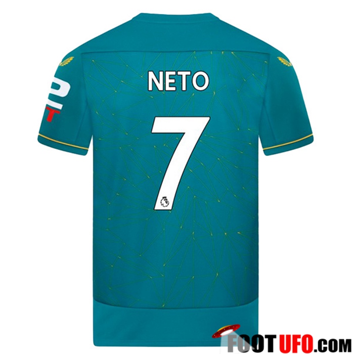 Ensemble Maillot de Foot Wolves (NETO #7) 2022/23 Exterieur