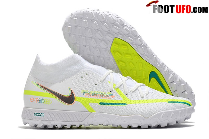 Achat Nike Chaussures de Foot Phantom GT Pro TF Blanc