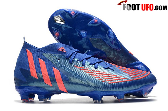 Officielle Adidas Chaussures de Foot Predator Edge.1 FG Bleu