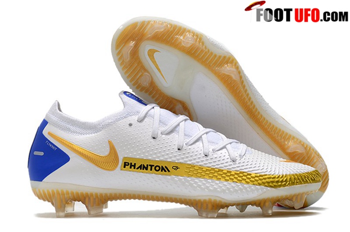 Creer Nike Chaussures de Foot Phantom GT Elite FG Blanc