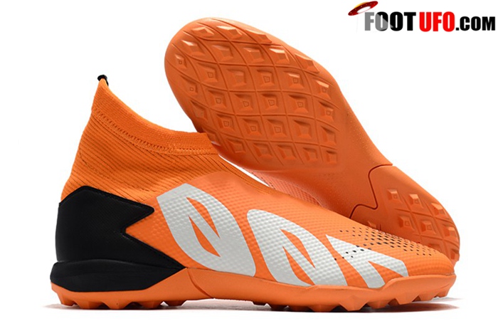 Ensemble Adidas Chaussures de Foot Predator 20.3 Laceless TF Orange