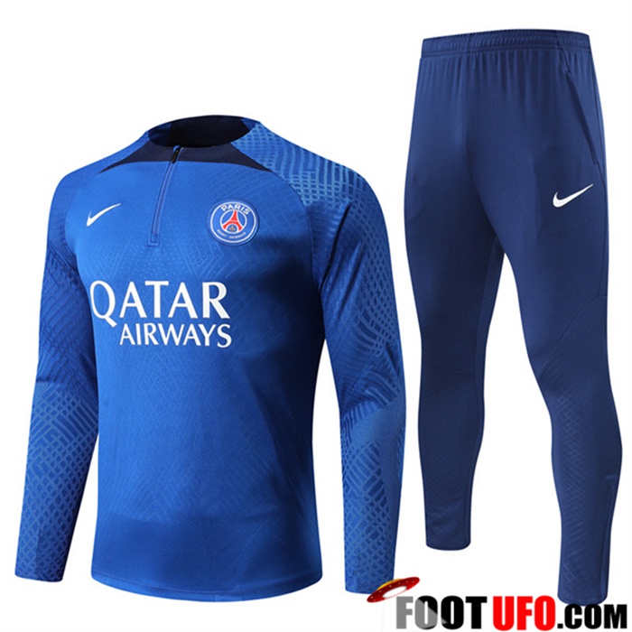 Creation De Ensemble Survetement de Foot PSG Bleu 2022/2023