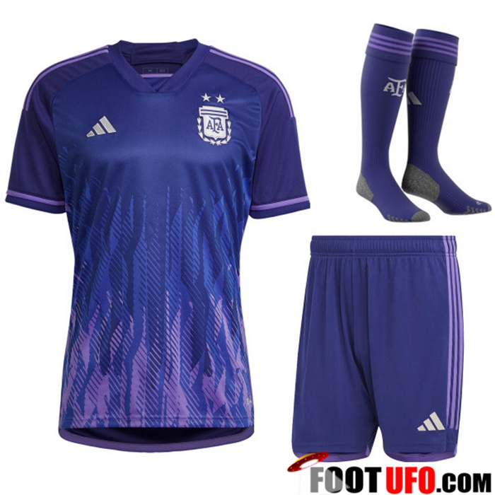 Offrir Ensemble Maillot Foot Argentine Exterieur (Short + Chaussettes ...