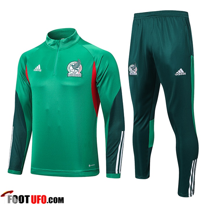Jeu Ensemble Survetement de Foot Mexique Vert 2022/2023