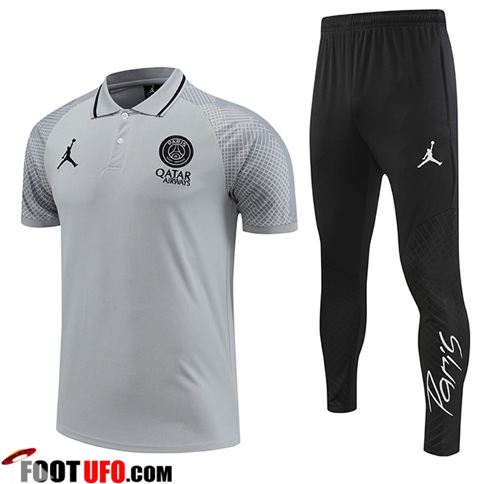 Vrai Ensemble Polo PSG Gris 2022/2023
