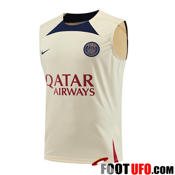 Pour Club Training Debardeur PSG Jaune 2023/2024