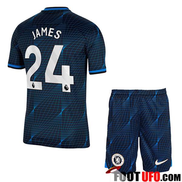 Collection Maillot de Foot Chelsea (JAMES #24) Enfants 2023/2024 Exterieur