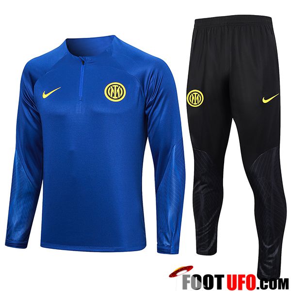 Commande Ensemble Survetement de Foot Inter Milan Bleu Marine 2023/2024