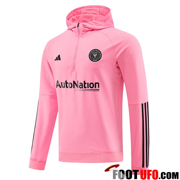 Populaire Sweatshirt Training Capuche Inter Miami CF Rose 2023/2024