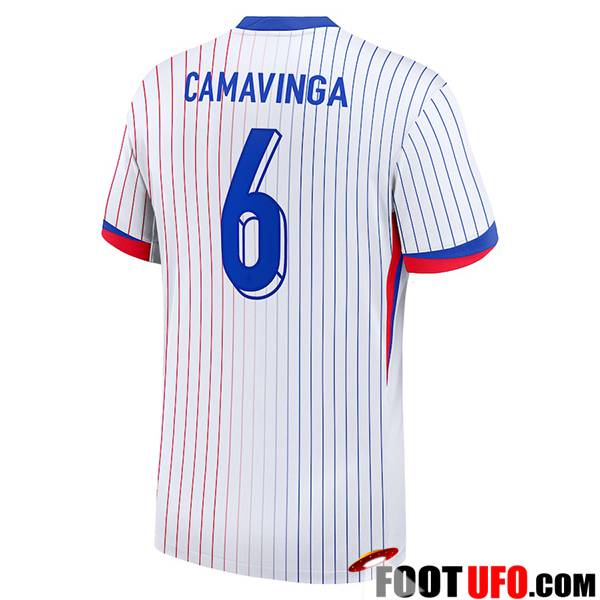 Vieux Maillot Equipe Foot France (CAMAVINGA #6) 2024/2025 Exterieur