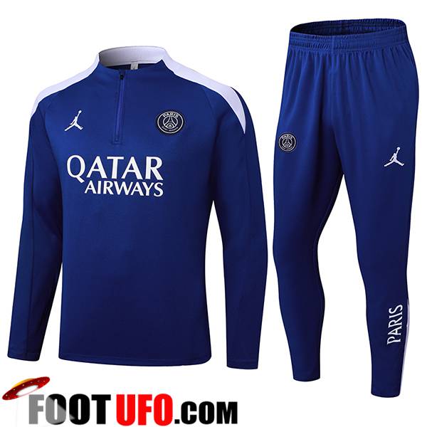 Prix Ensemble Survetement de Foot PSG Bleu/Blanc 2025/2026