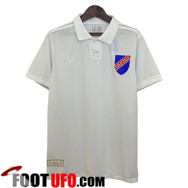 Lot De Maillot de Foot Colo-Colo 100th Anniversary Blanc 2025/2026